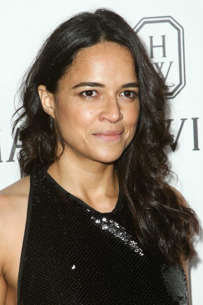 Michelle Rodriguez at the 2017 amfAR Gala Los Angeles in Beverly Hills ...