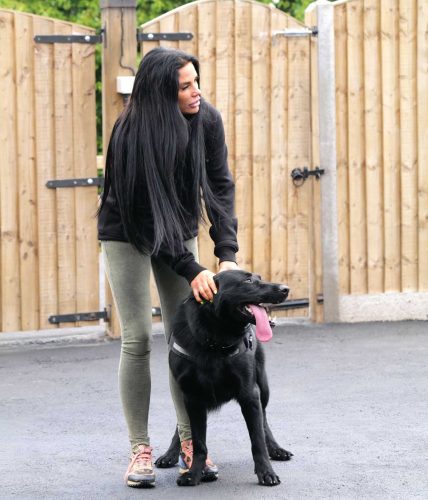 Katie Price Was Seen Out with Her Alsatian Protection Dog in London 05 ...