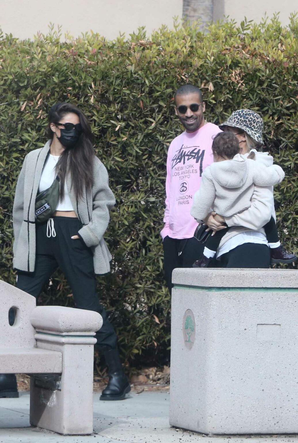 Shay Mitchell in a Black Protective Mask Was Seen Out with Her Family ...