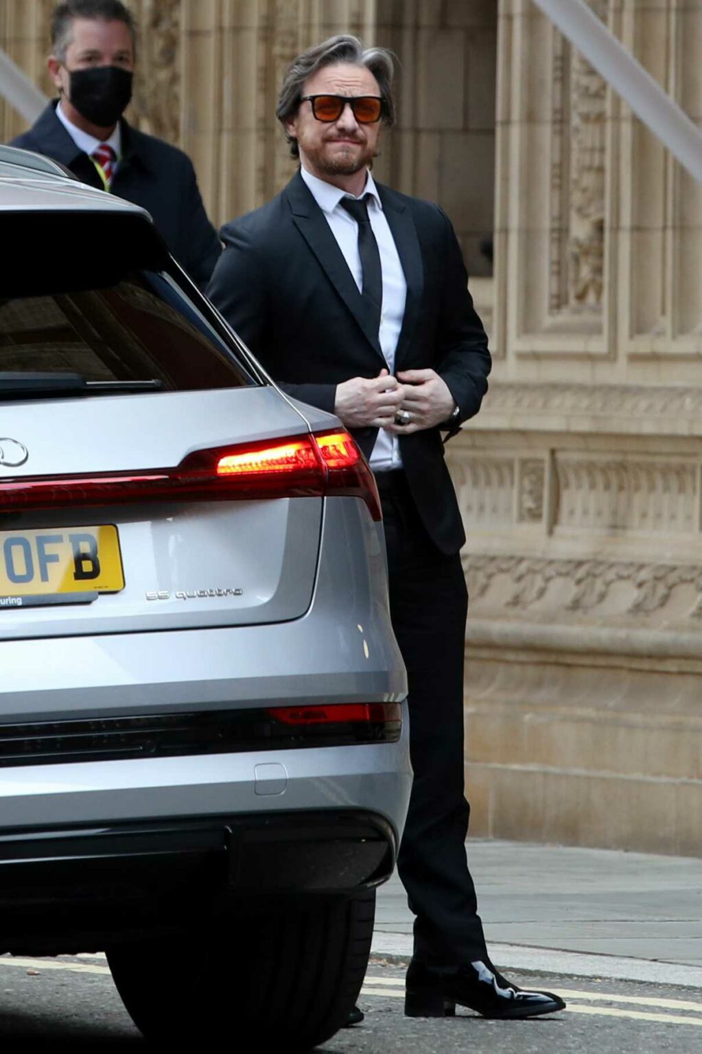 James McAvoy Attends 2021 EE British Academy Film Awards at Royal ...