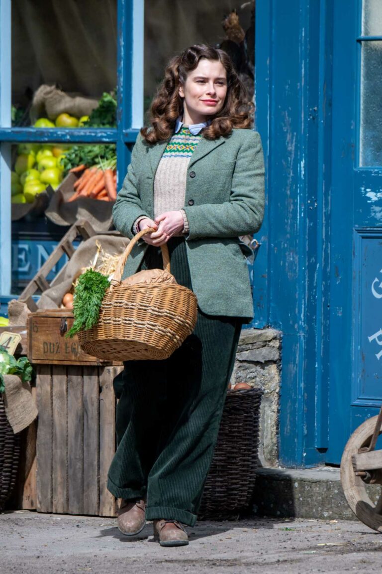 Rachel Shenton Was Seen On The Set Of All Creatures Great And Small In rachel-shenton-was-seen-on-the-set-of-all-creatures-great-and-small-in