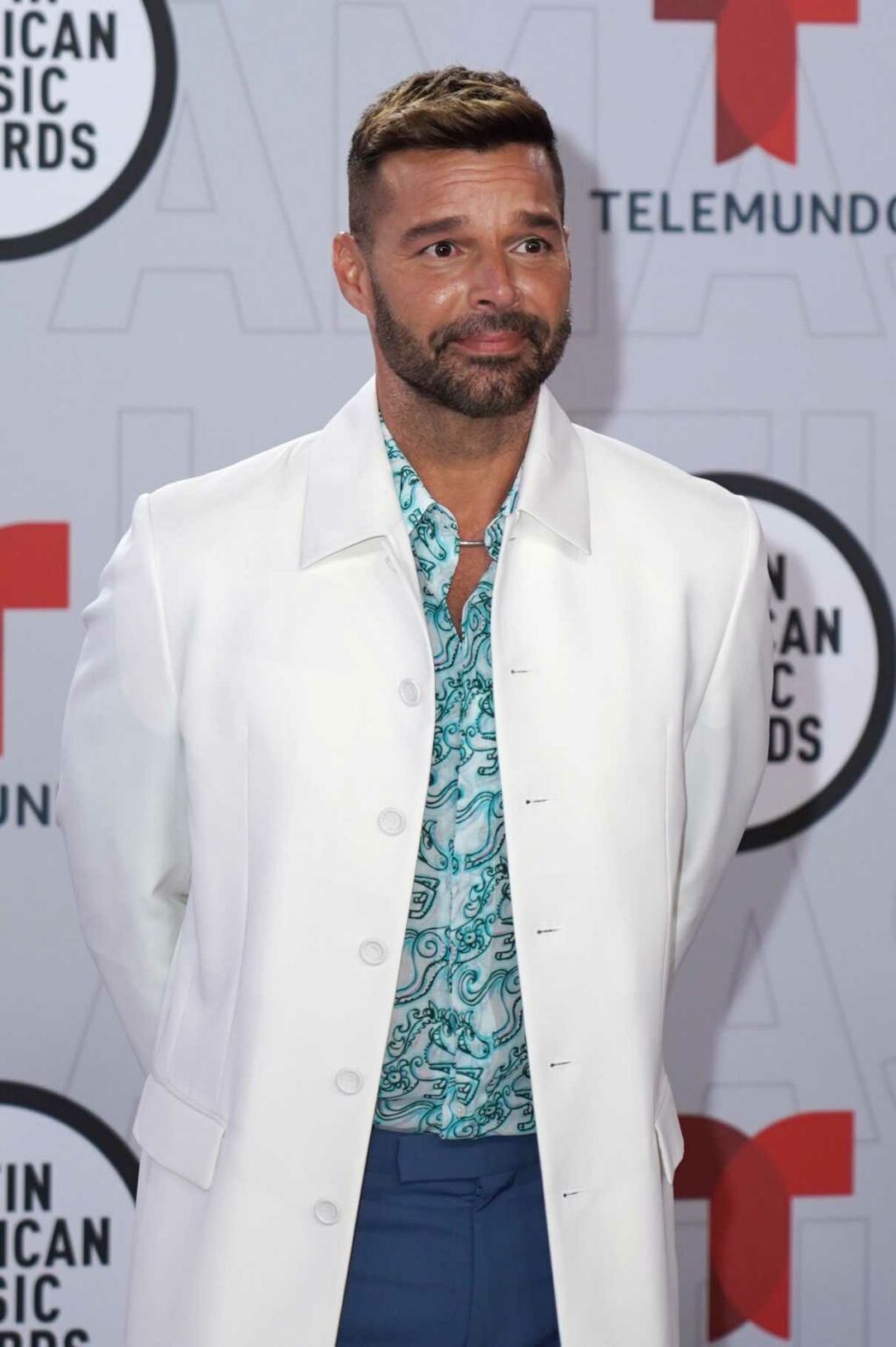 Ricky Martin Attends 2021 Latin American Music Awards in Sunrise 04/15 ...