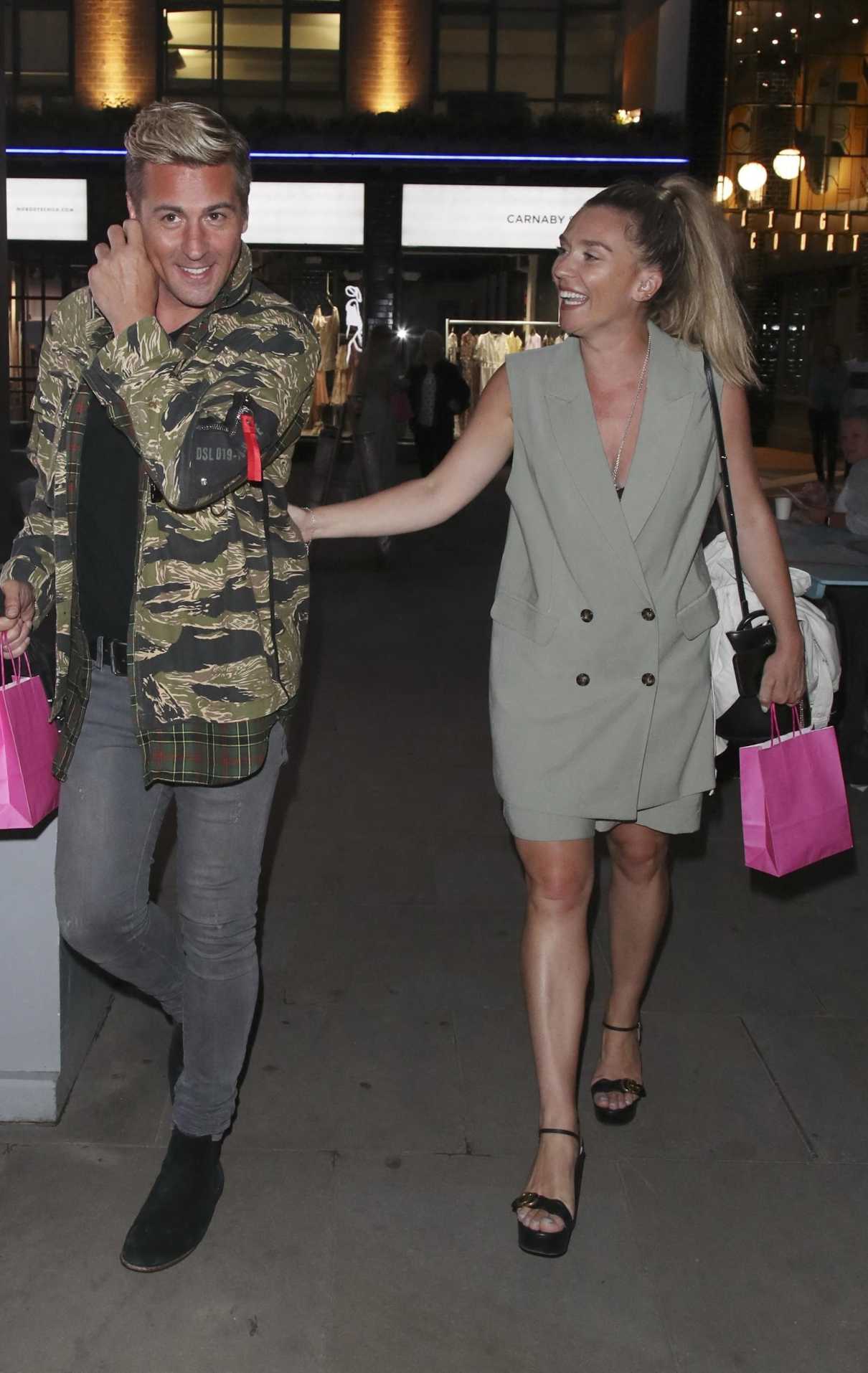 Candice Brown in a Grey Suit Was Seen Out in London 07/30/2021-2 ...