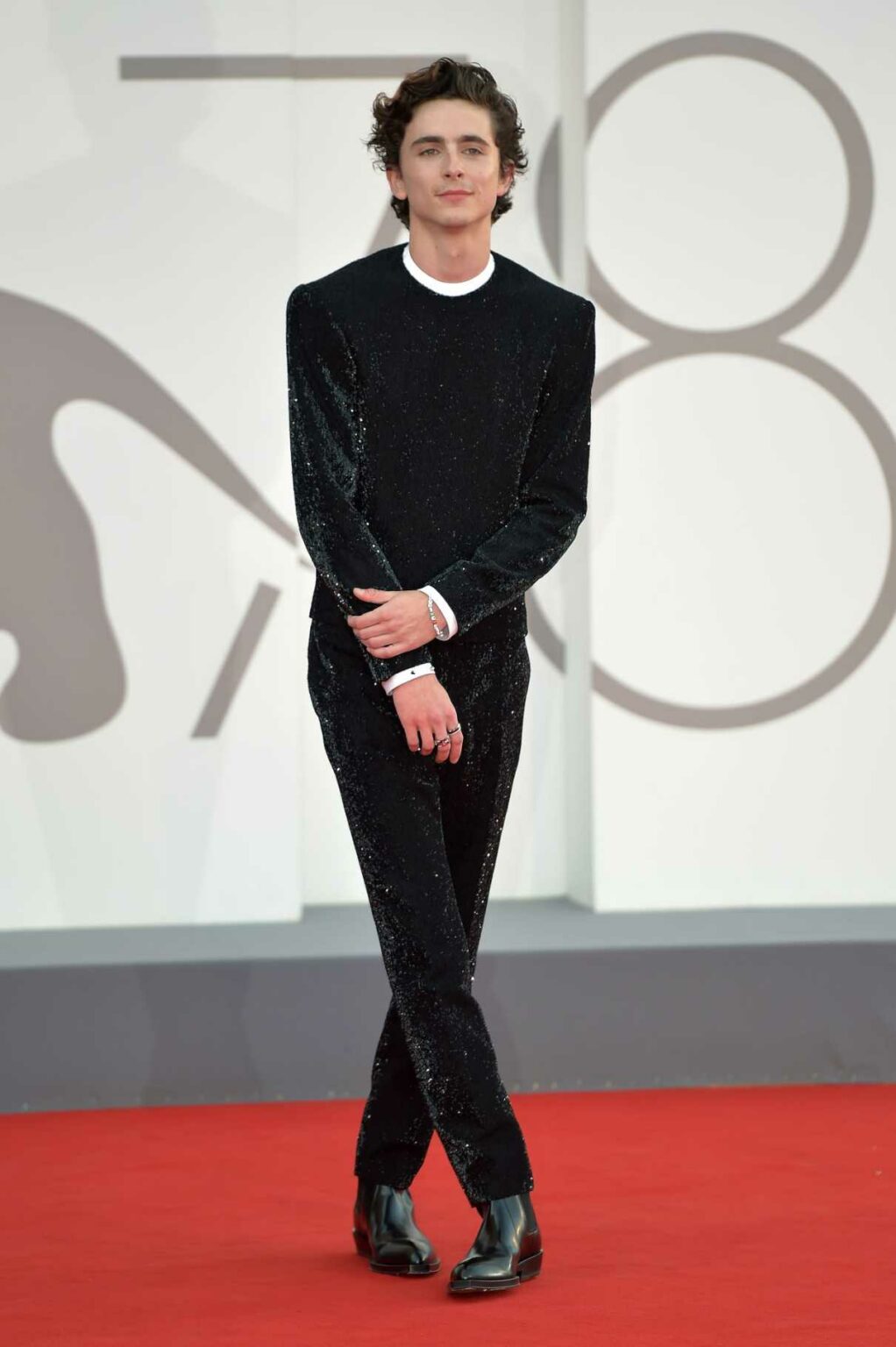 Timothee Chalamet Attends the Dune Red Carpet During the 78th Venice ...