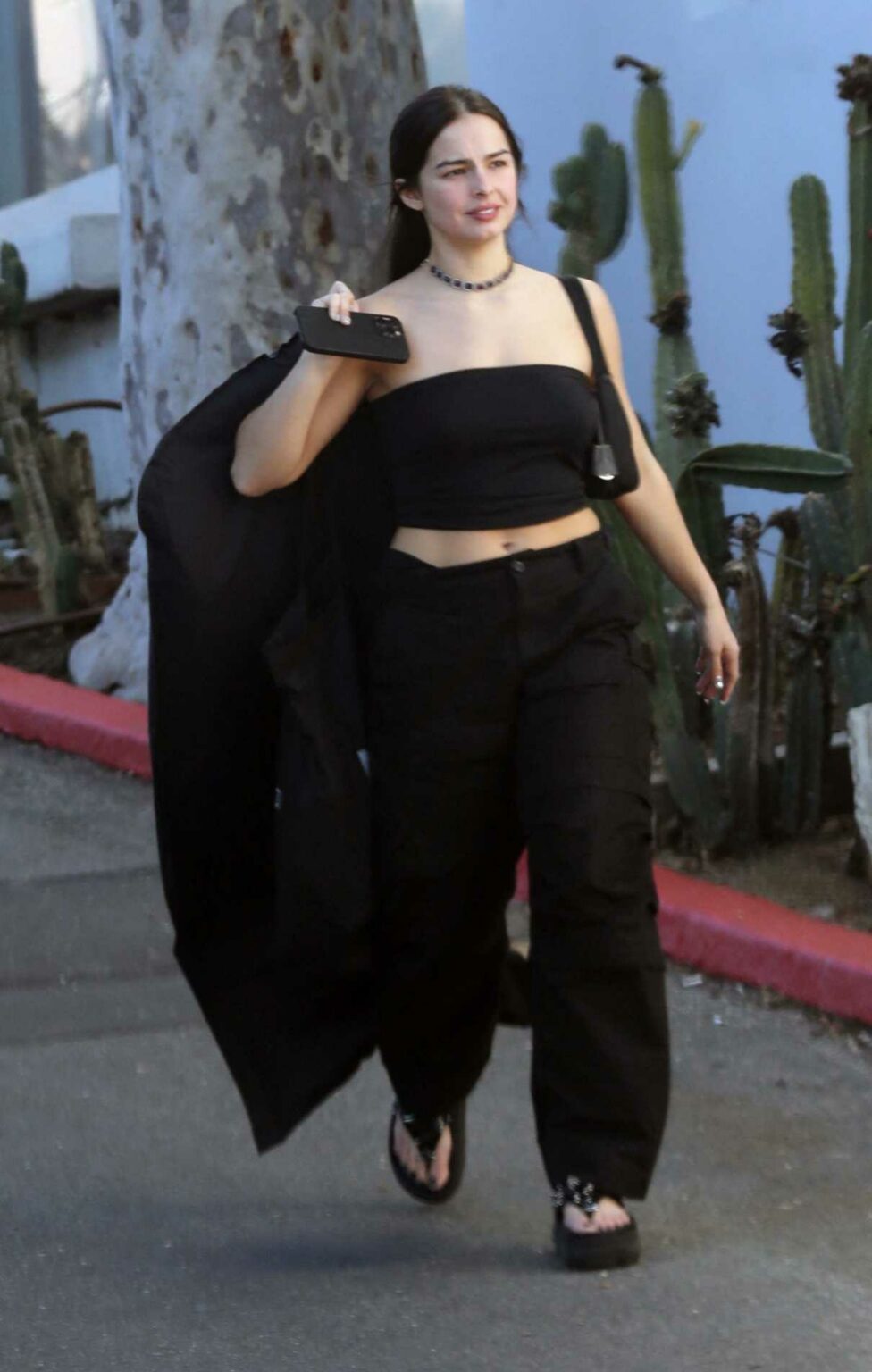 Addison Rae in a Black Outfit Was Seen Out in West Hollywood 11/19/2022 ...