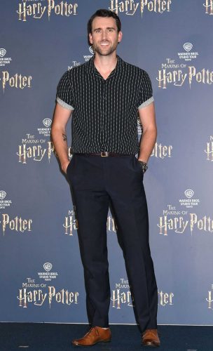 Matthew Lewis Attends Opening Red Carpet for the Warner Bros. Studio ...