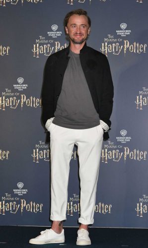 Tom Felton Attends Opening Red Carpet for the Warner Bros. Studio Tour ...
